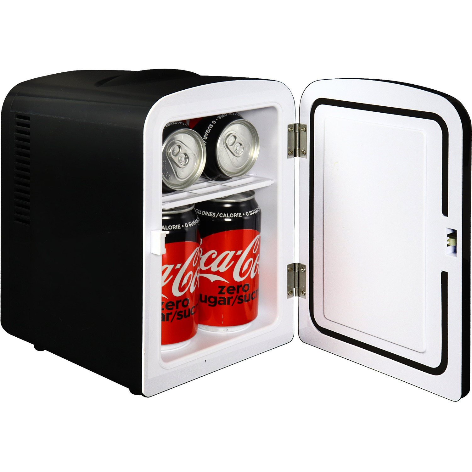 Coca Cola Coke Zero Mini Fridge 4L 6 Can Portable Cooler Warmer for ...