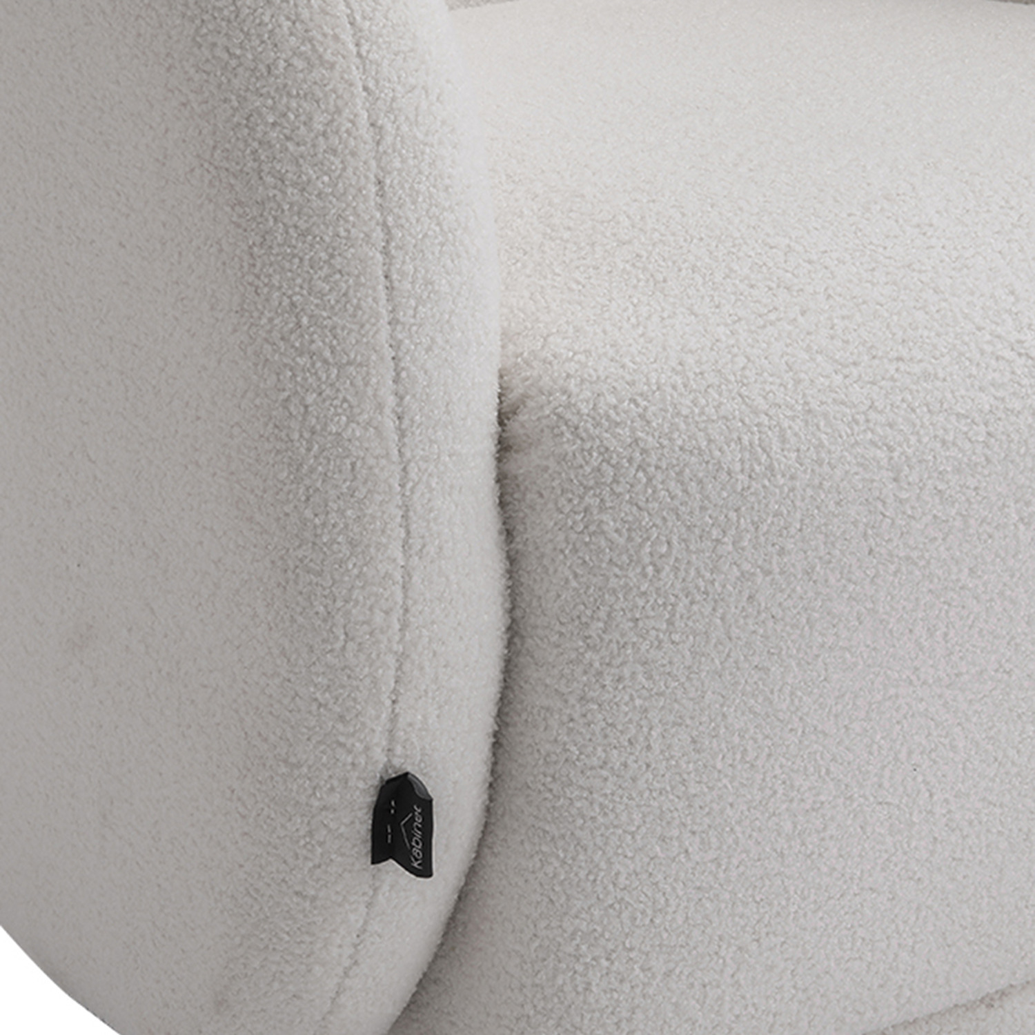 Teddy Fleece Upholstered Swivel Chair